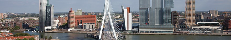 Rotterdam Skyline Canvas - High Quality Wall Art and Canvas Prints of ...